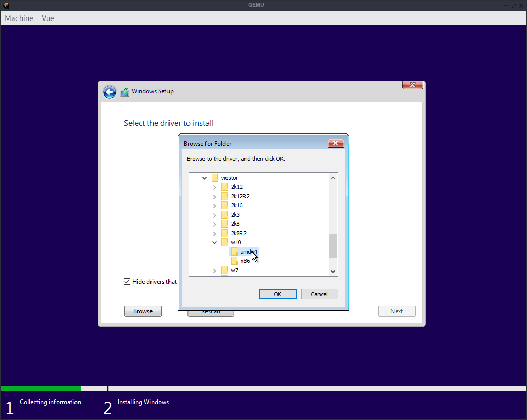 KVM | Creating a Windows 10 Virtual Machine