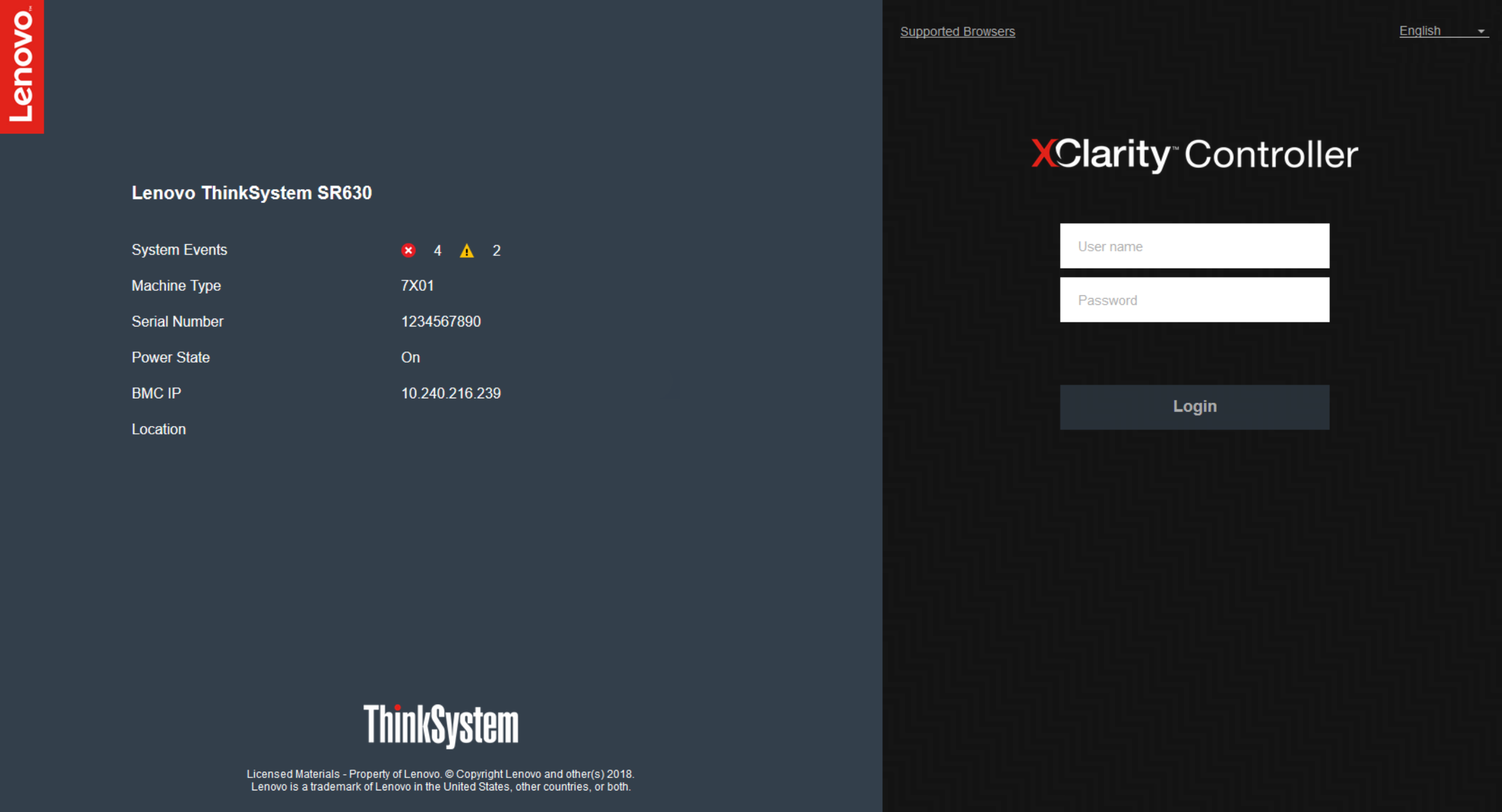Lenovo XClarity Get SNMP Informations
